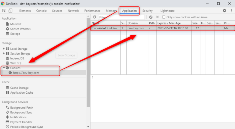 Simple cookie banner – pure JavaScript + HTML – Dev Bay – front-end tips